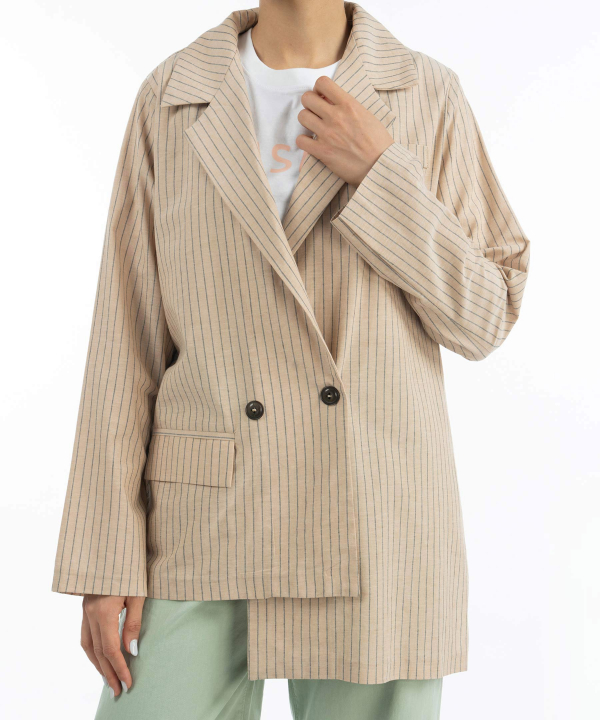 کت زنانه ماهو Mahoo کد Mw15|رنگ کرم تیره-بانی مد