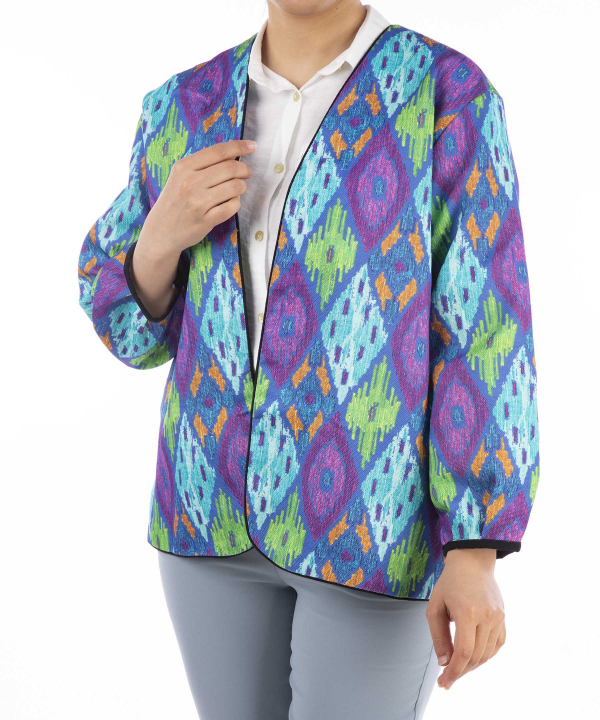 مانتو زنانه جواهریان Javaherian کد BF311|رنگ چندرنگ-بانی مد