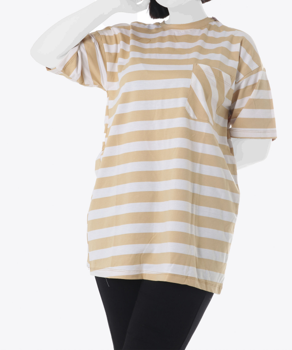 تیشرت زنانه بنیس Benis مدل به ورلین|رنگ نخودی-بانی مد