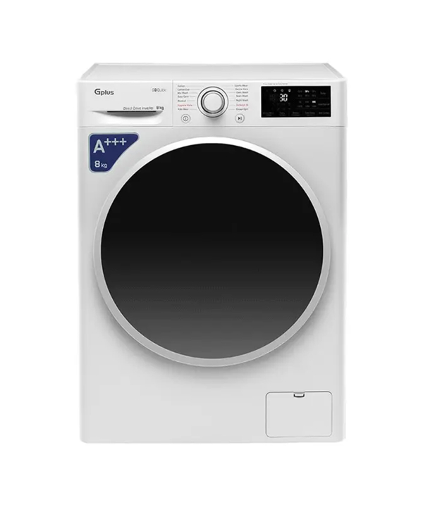 ماشین لباسشویی جی پلاس مدل GWM-L807|رنگ نقره ای-بانی مد