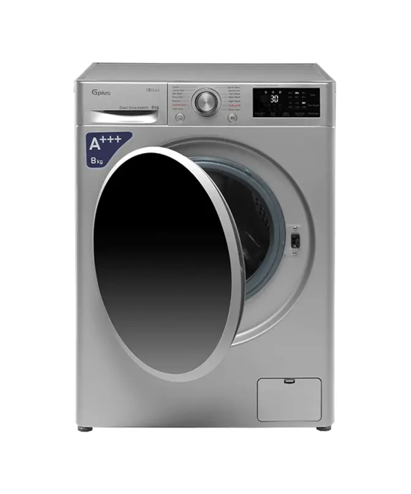 ماشین لباسشویی جی پلاس مدل GWM-L909|رنگ نقره ای-بانی مد