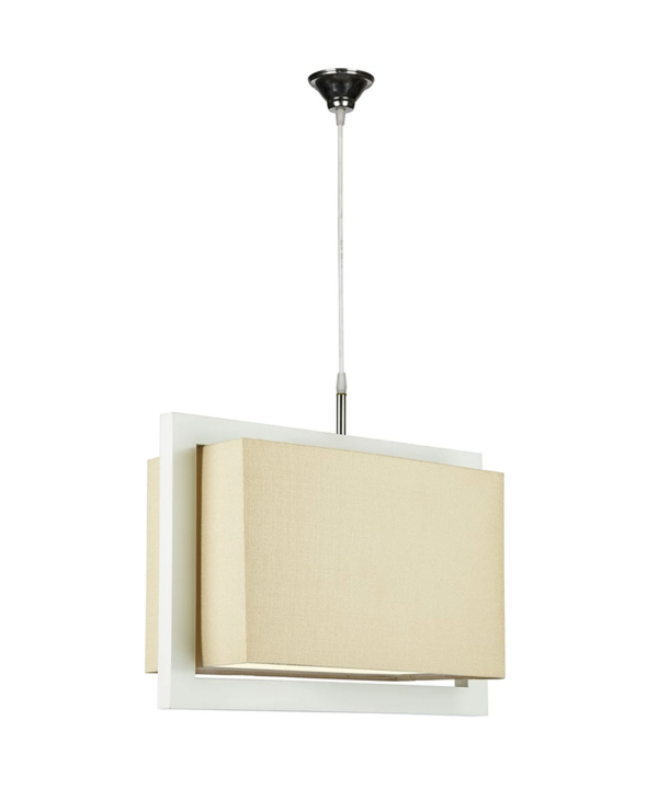 چراغ آویز چشمه نور کد A7040/1H-WT|رنگ نسکافه ای-بانی مد