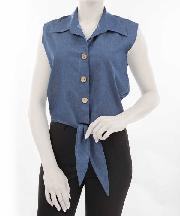 شومیز زنانه سه دو Sedo کد 4SW07NW1221|رنگ آبی-بانی مد