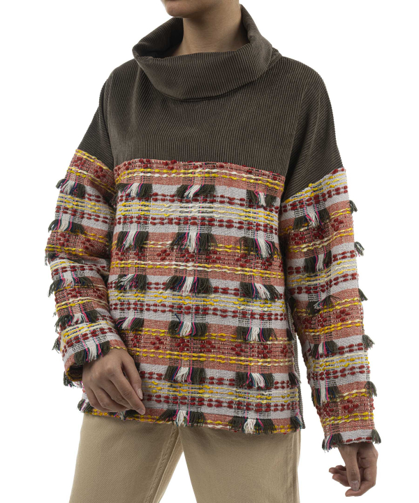 پلیور زنانه ماهو Mahoo کد Am-p1|رنگ قهوه ای-بانی مد