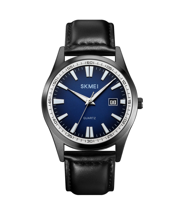 ساعت مچی عقربه‌ای مردانه اسکمی Skmei مدل 1986BKBU|رنگ مشکی-بانی مد