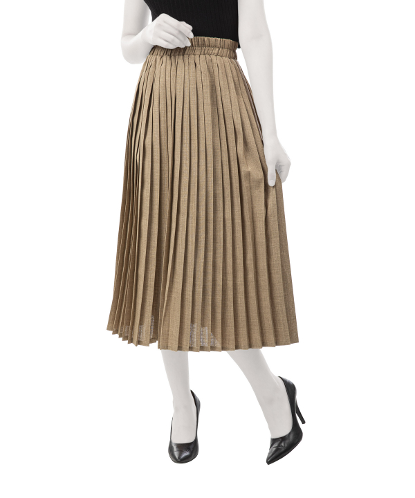 دامن زنانه موریک Murik کد 3329|رنگ نسکافه ای-بانی مد