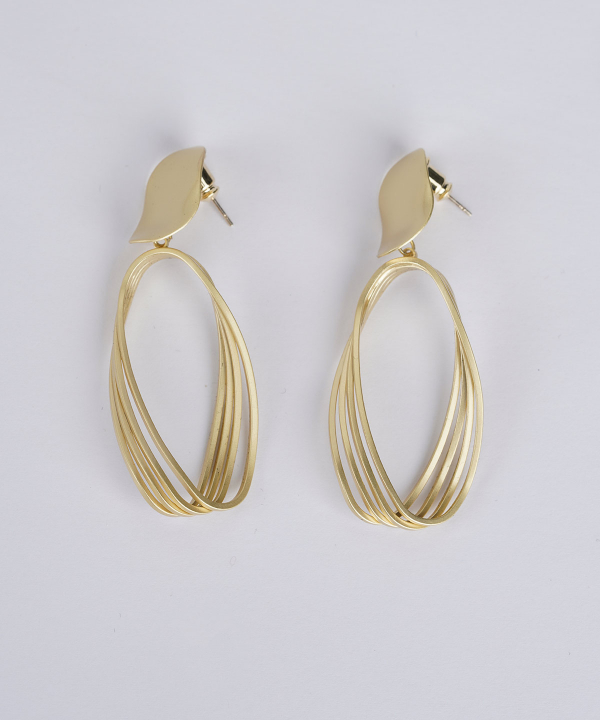 گوشواره زنانه کامیلا کنتی Camila Conti مدل 1102220113218|رنگ طلایی-بانی مد