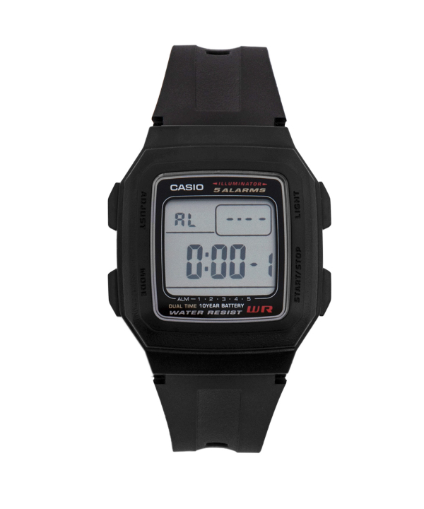 ساعت مچی دیجیتالی کاسیو Casio کد F-201WA-1ADF|رنگ مشکی-بانی مد