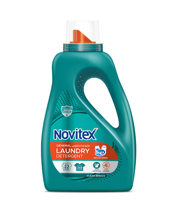 مایع لباسشویی جنرال نویتکس Novitex مدل Laundry وزن 1350 گرم|رنگ سبز آبی ...