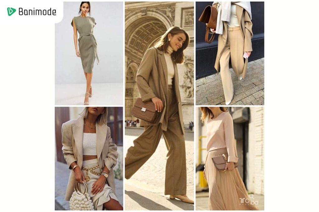 روش های ست کردن رنگ نود در استایل زنانه - بانی مگ